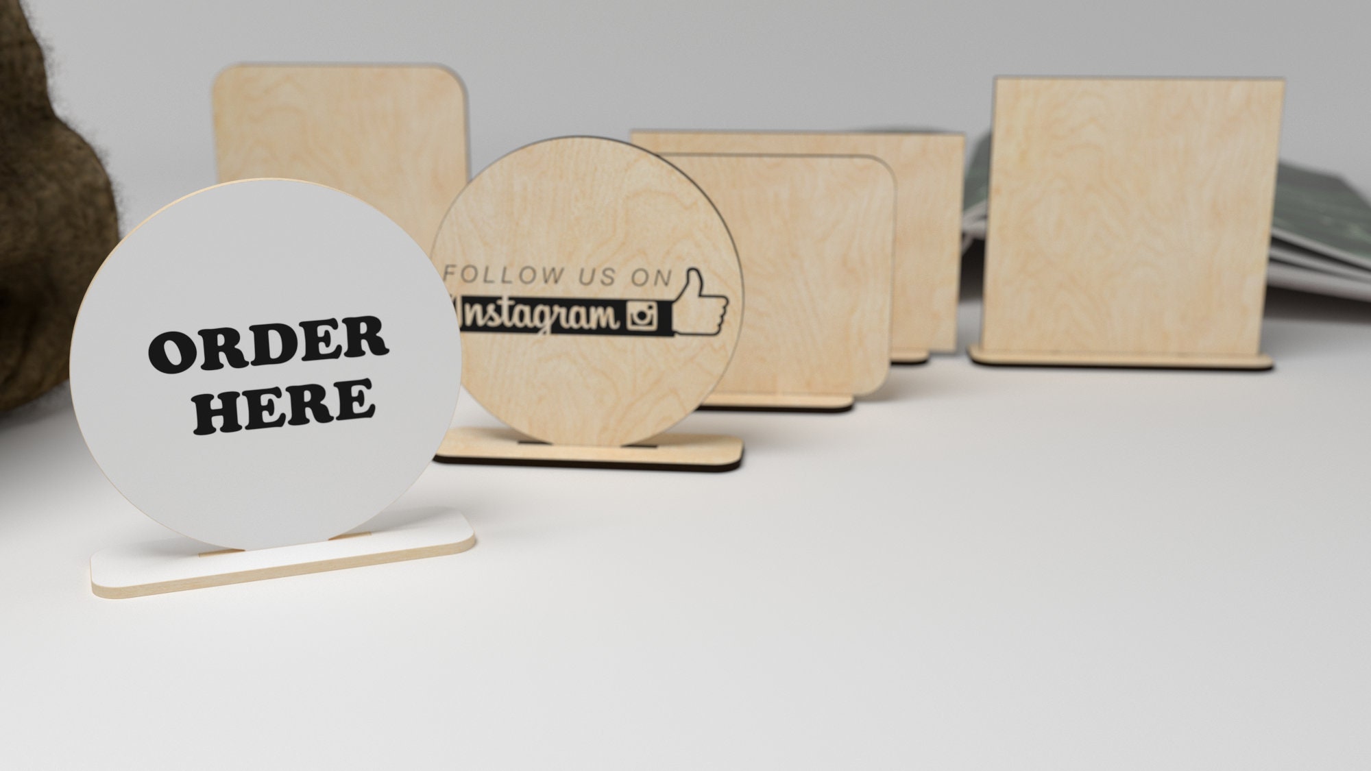 Social Media Plaque SVG: Laser Cut Acrylic Display (digital Download ...