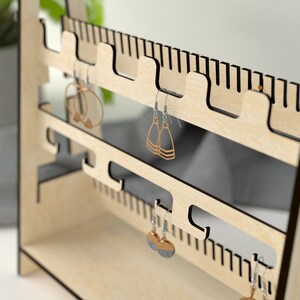 Earring Display Stand Laser Cut File: SVG, PDF, Ai - Etsy