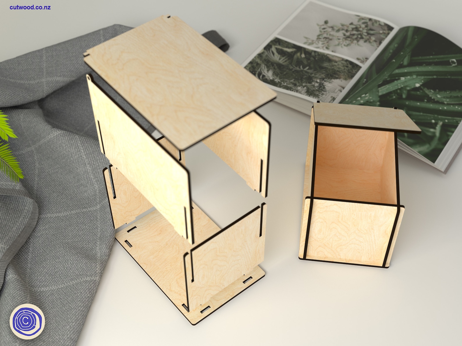 Laser Cut Box Files SVG DXF Laser Plans Laser Cut Cnc - Etsy Canada