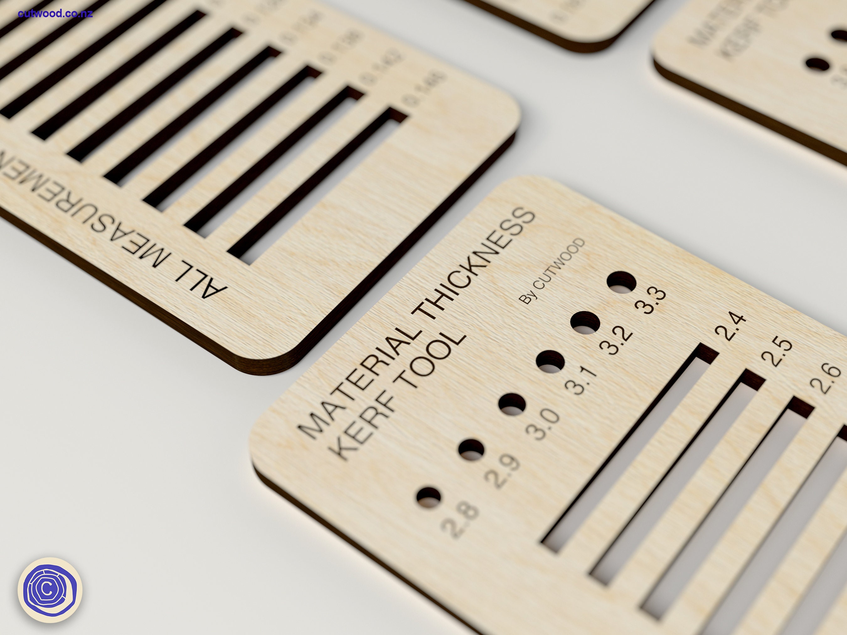 Material Thickness Test Guide Set Kerf Tool for Laser MM - Etsy