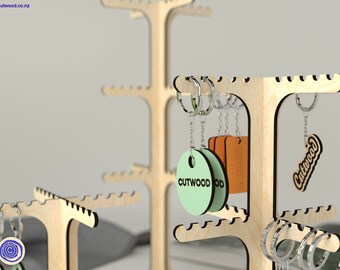 Keychain Display Stand SVG File, 45% OFF