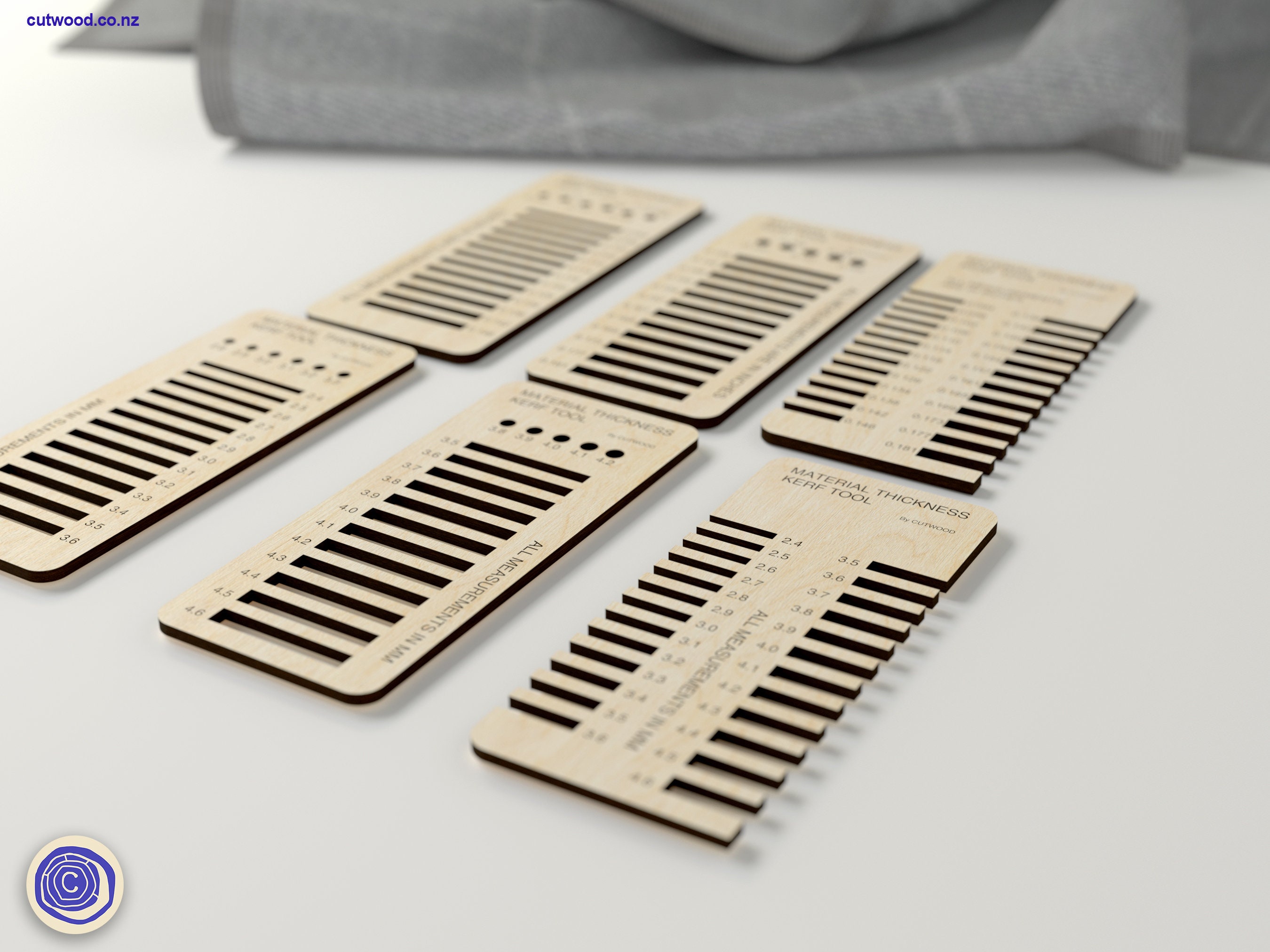 Material Thickness Test Guide Set Kerf Tool for Laser MM - Etsy