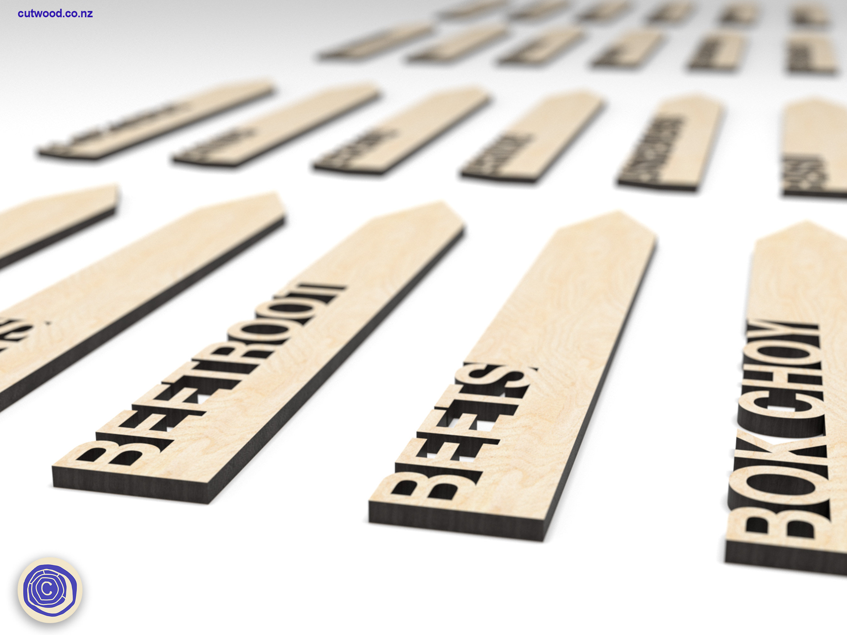 150+ Laser Cut Plant, Herbs and Vegetables Garden Stakes Label ...