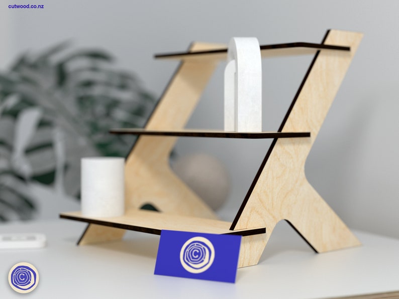 Cascading Counter Display Stand Digital File Ai SVG EPS - Etsy