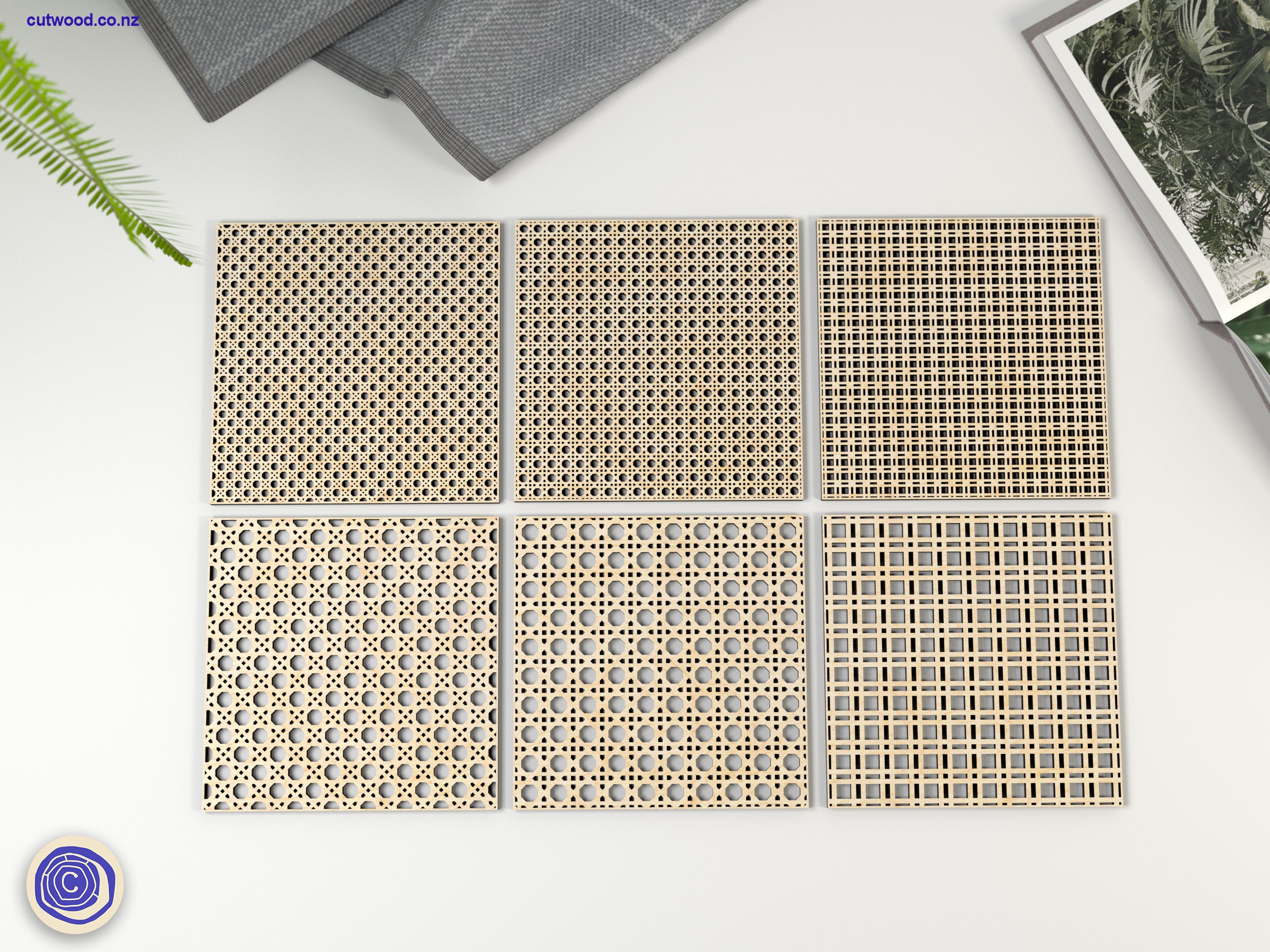 Rattan Cane Weaving Digital Cut Files SVG DXF DWG Ai - Etsy