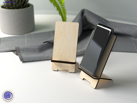 Phone Stand Digital File Ai SVG EPS Laser Cut Model - Etsy