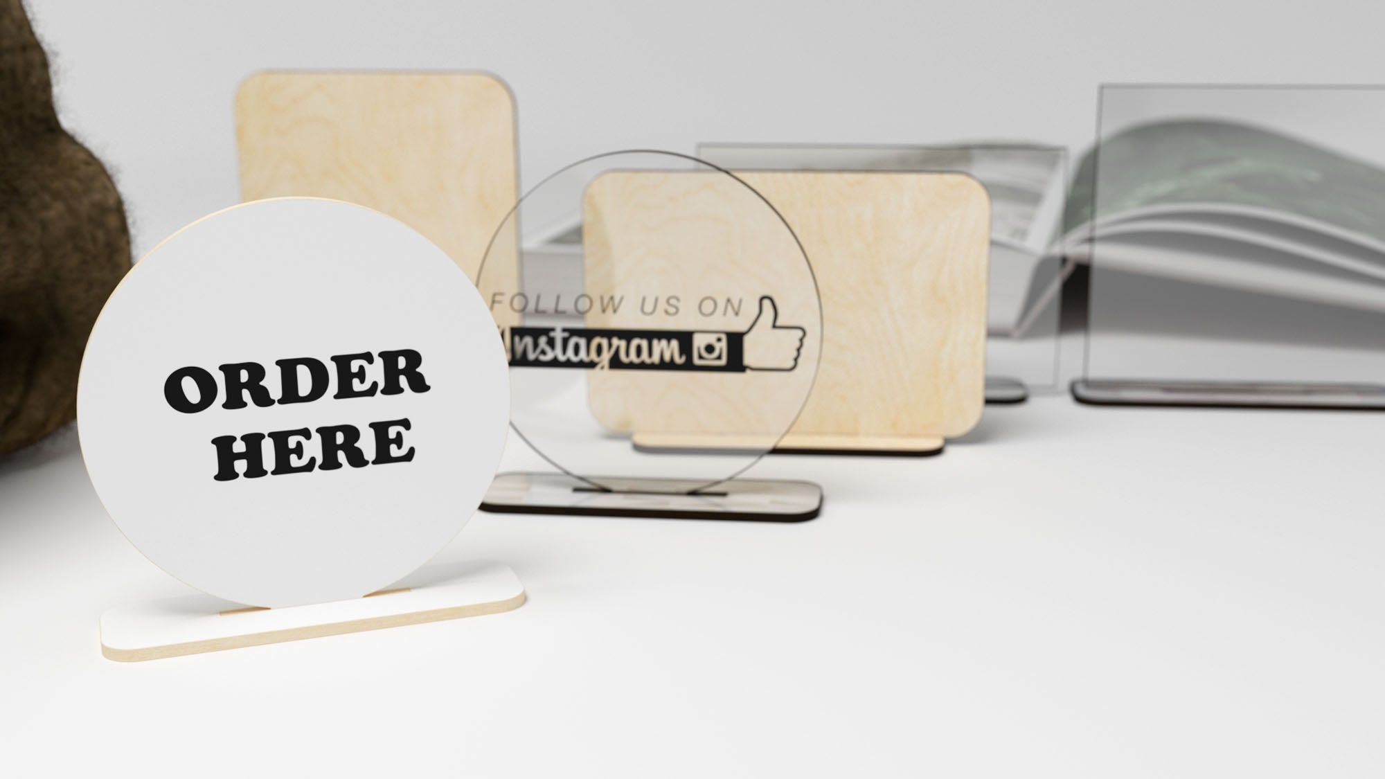 Various Shaped Plaque With Stand Laser Cut File for - Etsy