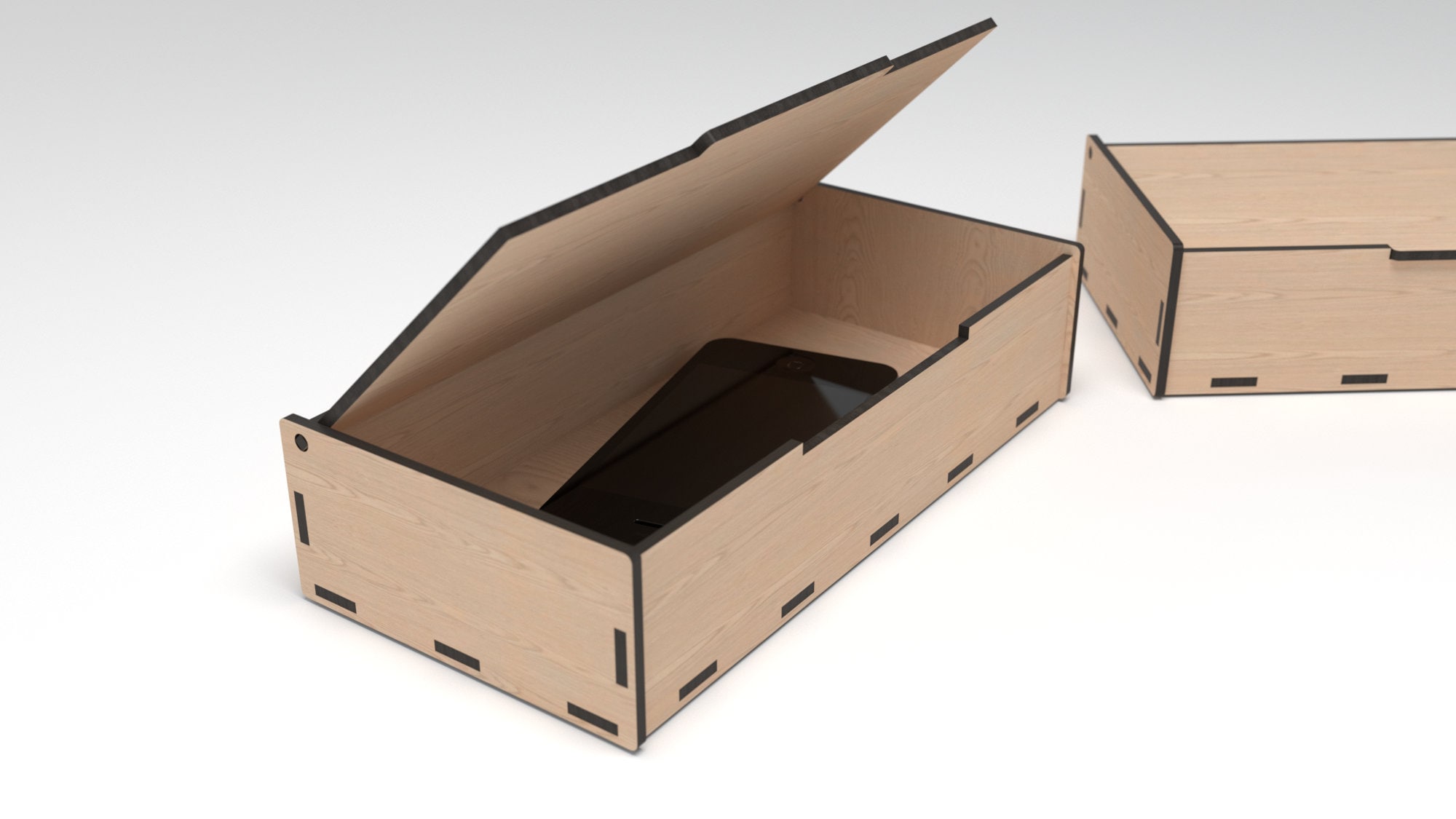 Box with Lid Laser cut files SVG DXF glowforge files | Etsy