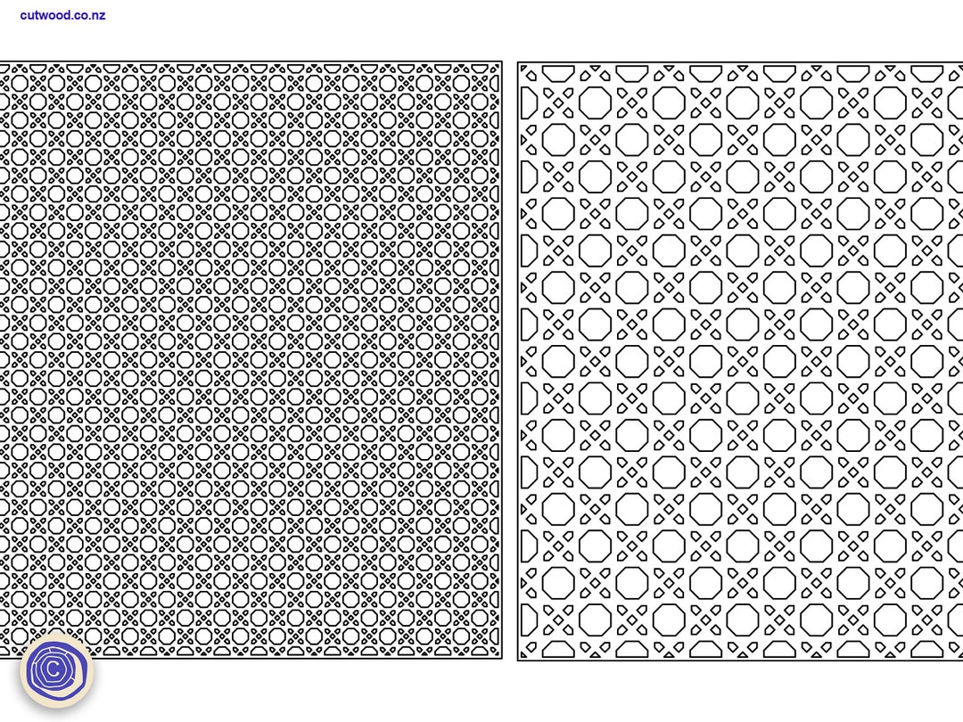 Rattan, Cane, Weaving Foundation Pattern Digital Cut Files - SVG, Ai ...