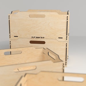 Stackable Box CNC Laser Cut Files: 3 Sizes (digital Download) - Etsy