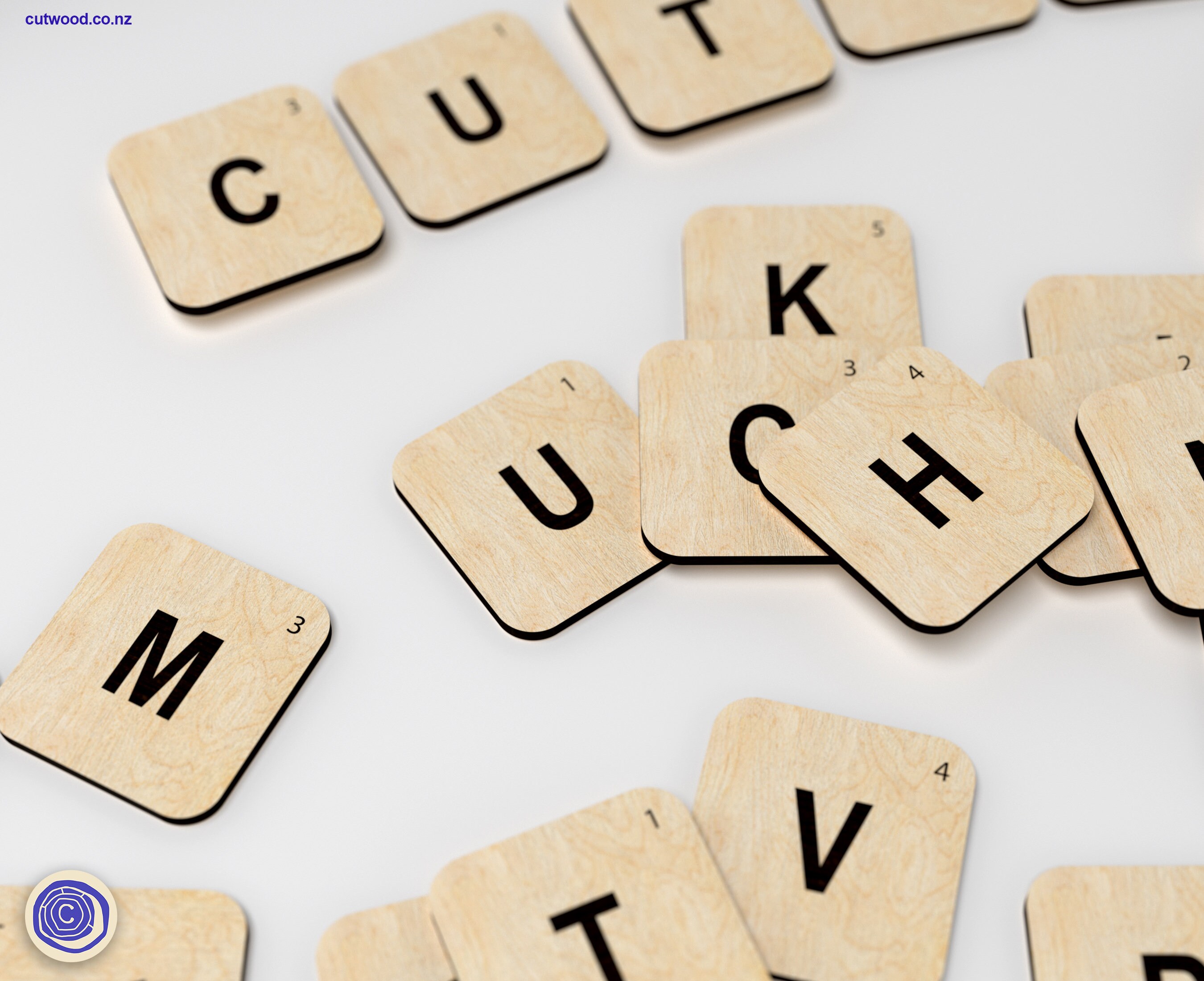 Scrabble Tiles Alphabet 3 Types Laser Cut Files SVG | Etsy