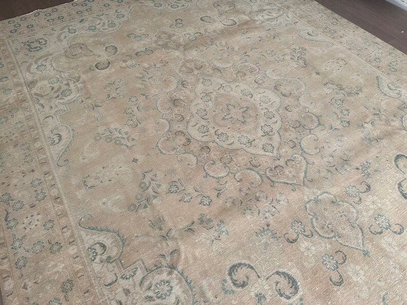 10x12 Feet Oversize Rug Anatolian Palace Vintage Area Rug for Living ...