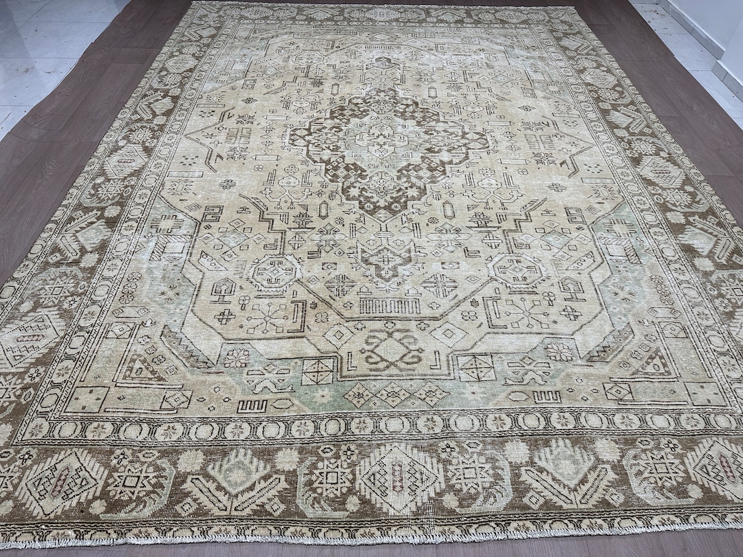 Special Vintage Oversize Area Rug for Livingroom 10x12 Feet Oushak Area ...