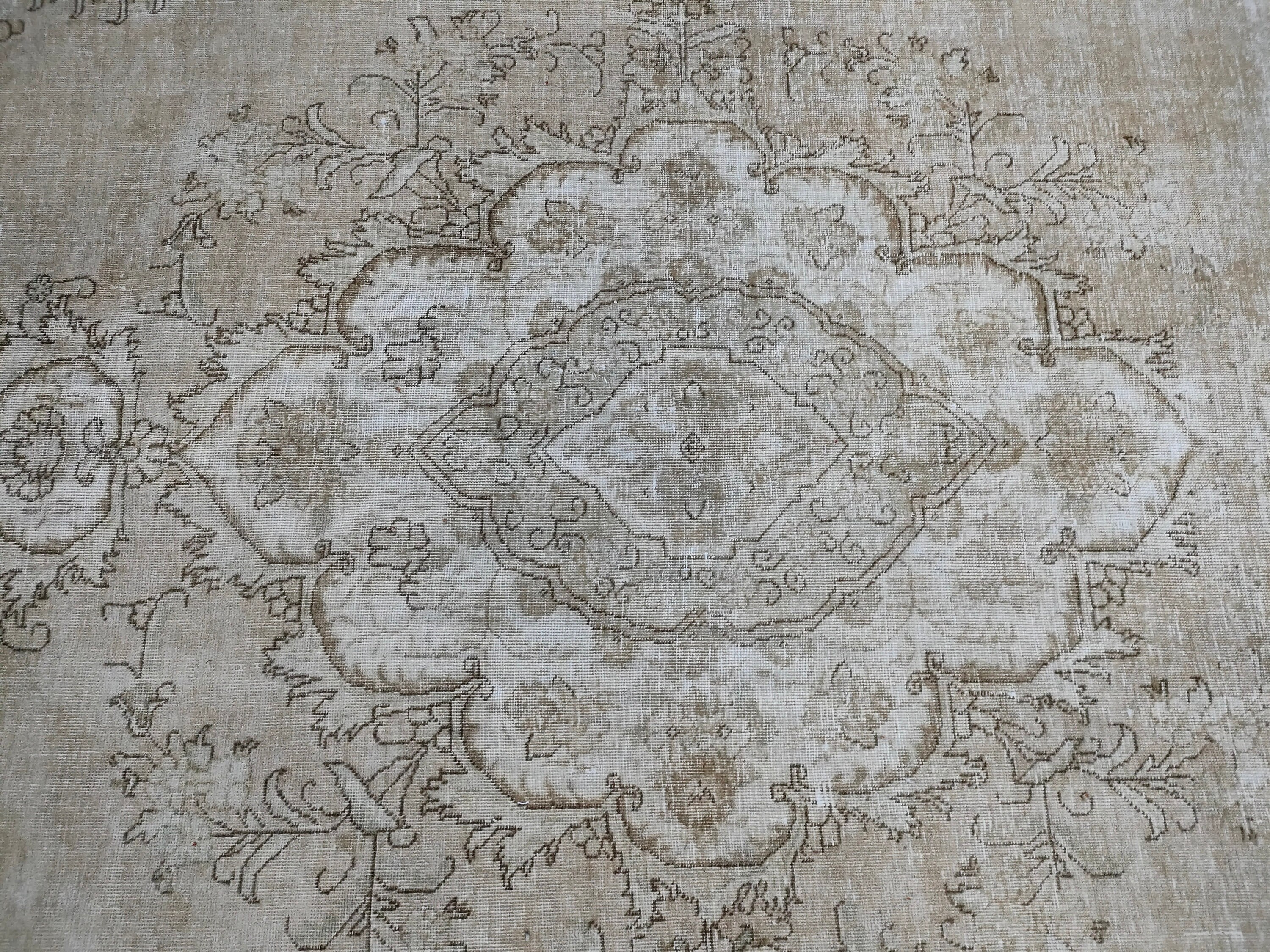 Cream Neutral Oversize 60 Years Turkish Palace Area Rug - Etsy