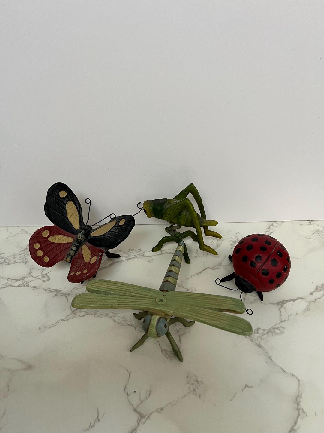 Vintage Cast Iron Insect Collectibles Garden Decor - Etsy