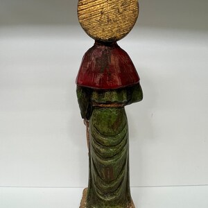 Vintage Carved Wood Sant Yago Sculpture - Etsy