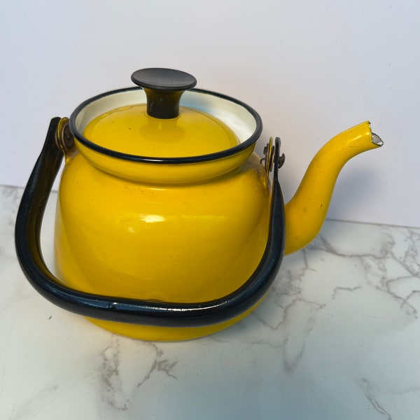 Enamel Teapot - Etsy
