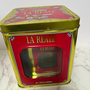 Vintage La Reale Metal Candy Canisters Set - Etsy