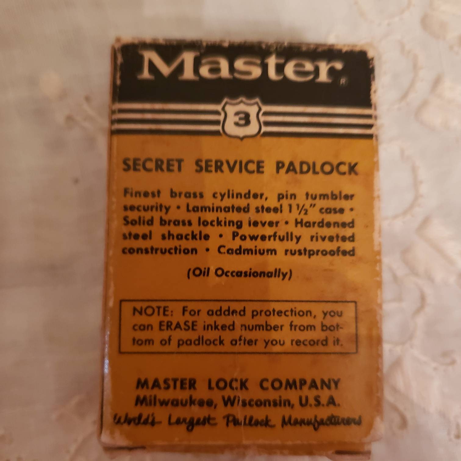 Early Master Lock Box With 7 Lock Keys. - Etsy