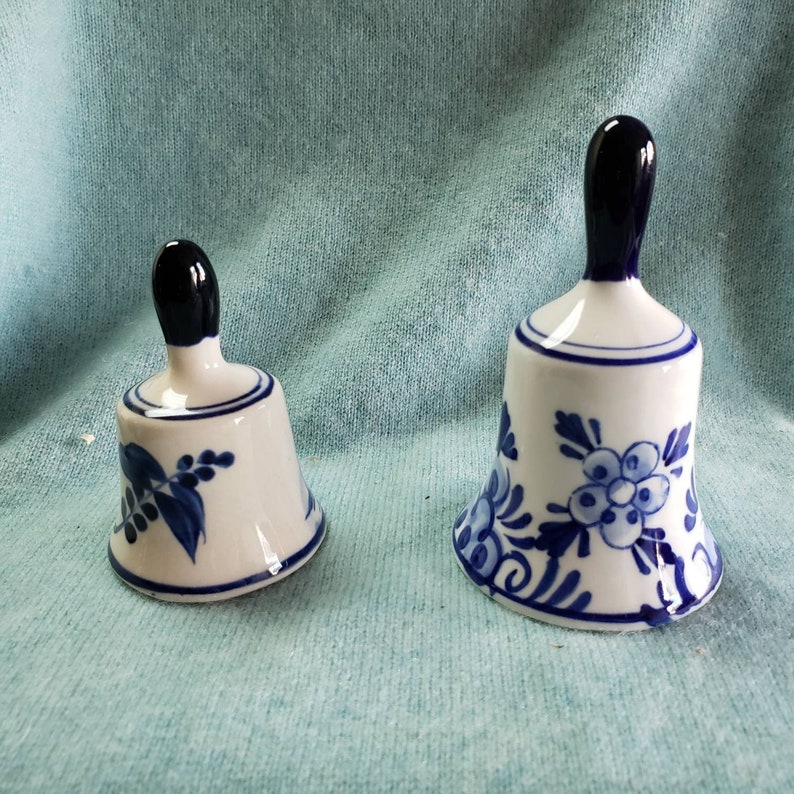 Vintage Delft Bells - Etsy