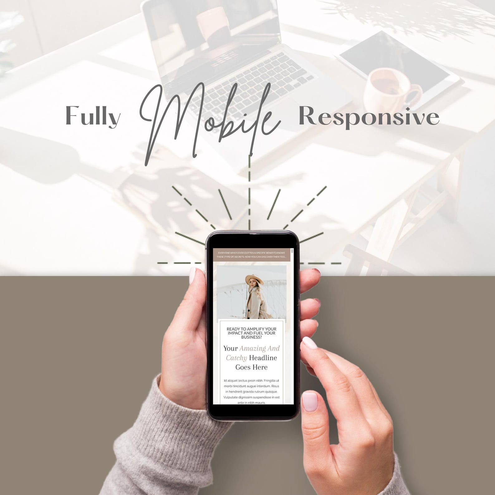 Brooke Sales Page Template: Elementor Wordpress Landing Page - Etsy