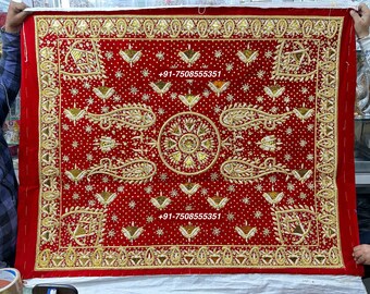 Dark Blue Rumala Sahib-heavy Hand Embroidery Full Set. Whats App 91 ...