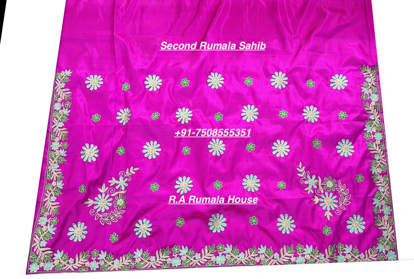 Embroidery Rumala Sahib - Double Set. Insta : Royal_sikhfashion. +91 ...
