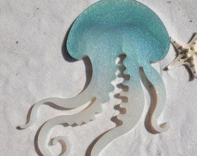 Jellyfish Wall Decoration/ Jellyfish Wall Art/ Resin Ocean Art ...