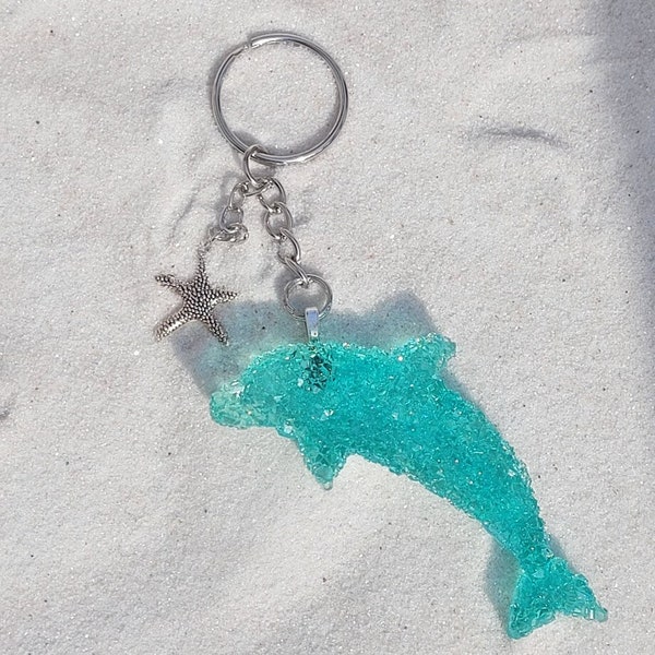 Dolphin Keychain - Etsy