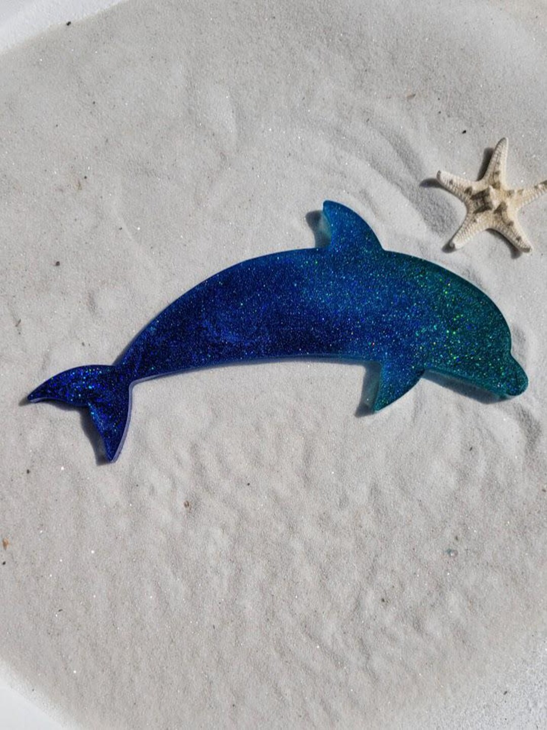 Resin Dolphin/ Beach Art/ Ocean Wall Art/ Dolphin Wall Décor/ Resin ...