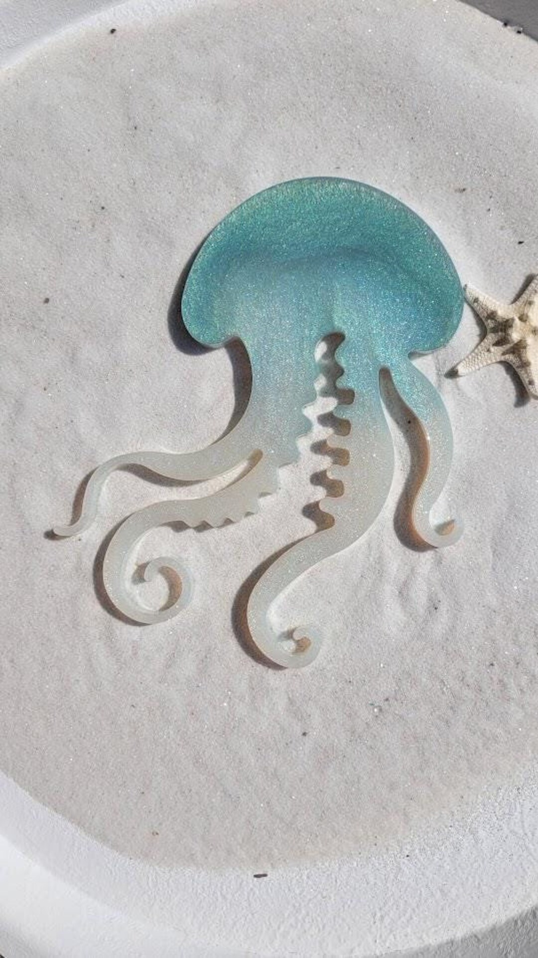 Jellyfish Wall Decoration/ Jellyfish Wall Art/ Resin Ocean Art ...