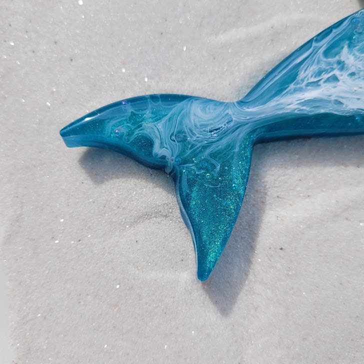 Resin Dolphin/ Beach Art/ Ocean Wall Art/ Dolphin Wall Décor/ - Etsy