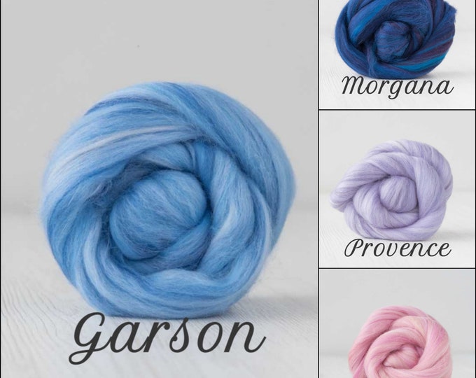Blend of Extra Fine Merino Wool (19 Micron) 70 Percent and Tussah Silk ...