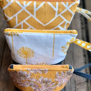 Wristlet Pouch Bag Three Sizes Sewing Instructions & Printable Pattern ...