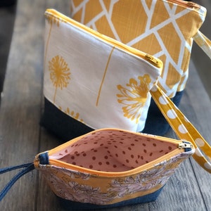 Wristlet Pouch Bag Three Sizes Sewing Instructions & Printable Pattern ...