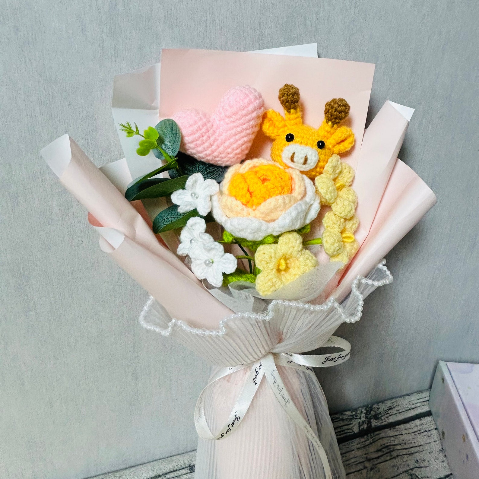 Crochet Flowers, Giraffe Rose Lily of the Valley, Cute A Bunch of ...