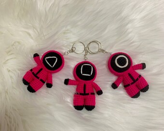 Cute Squid Keychain - Etsy