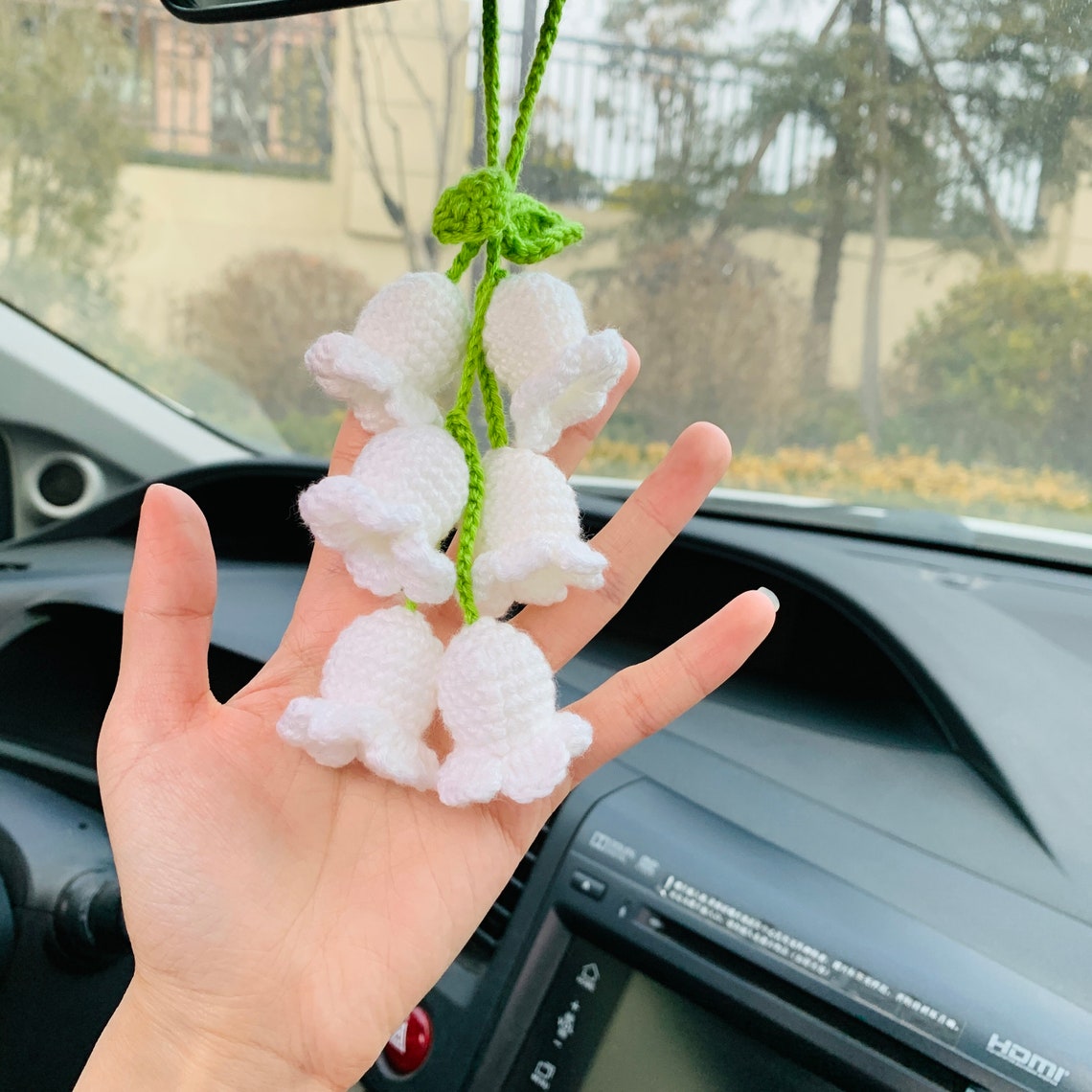 Lily of the Valley Flower Car Accessories Mirror Hanging Charm - Etsy