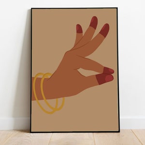 Katakaa Mukha Mudra Art, Desi Indian Art, Indian Art, South Asian Art ...