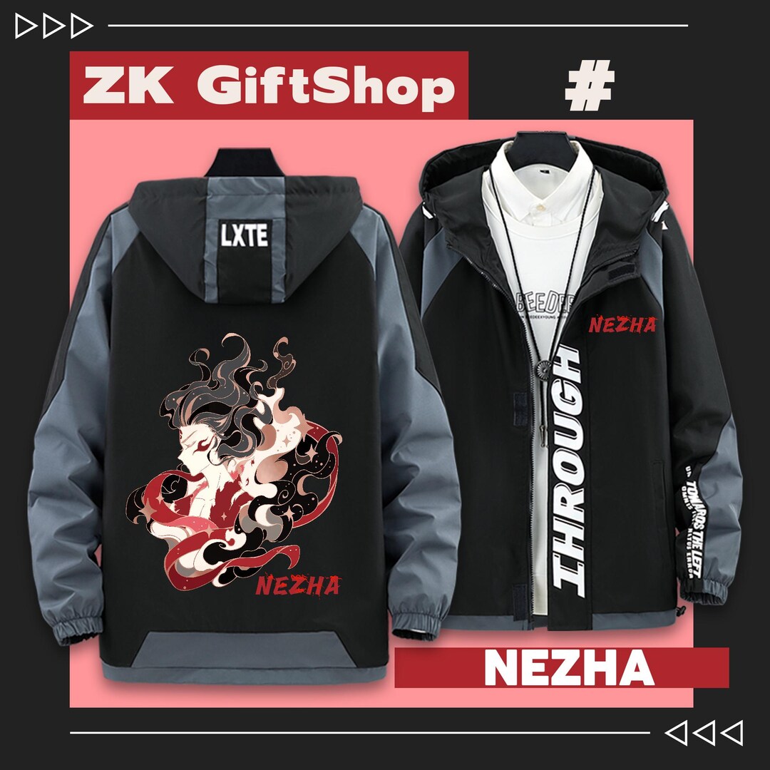 NEZHA AOBING Hand Drawn Outdoor Jacket-game Peripheral Stormtrooper ...