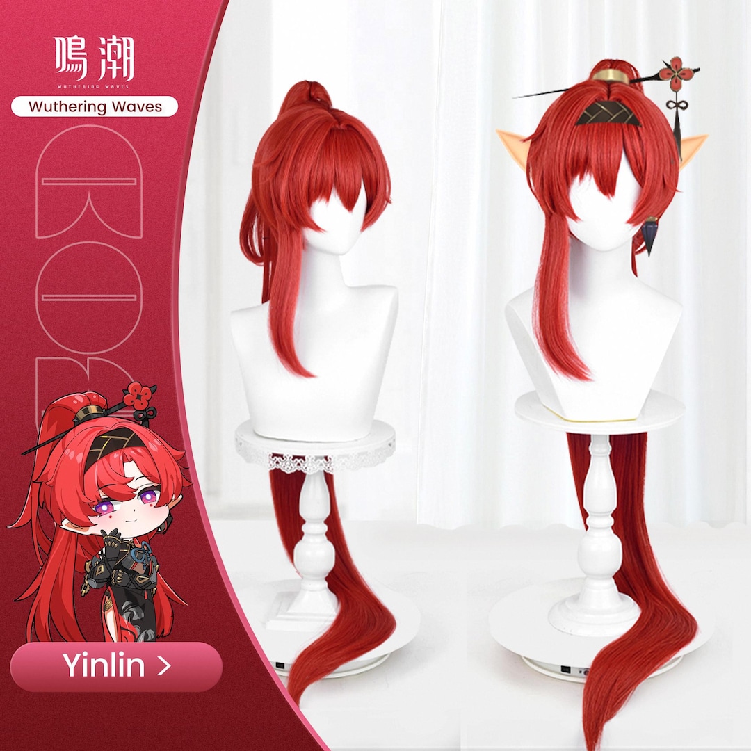 Wuthering Waves Yinlin Handmade Cosplay Wig Hair | Yinlin Wig ...