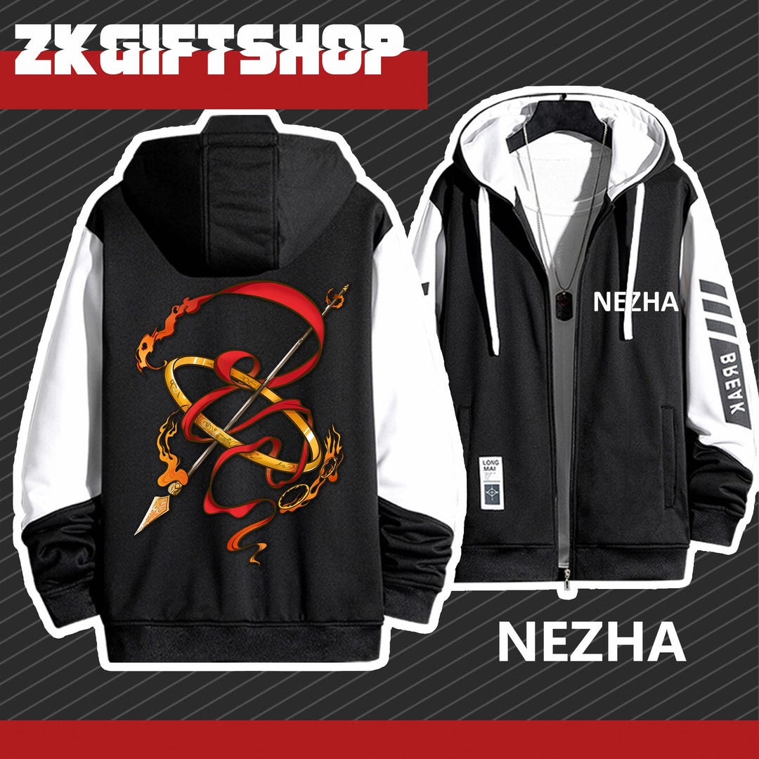 NEZHA Hand Drawn Hoodie - Game Peripheral Stormtrooper -custom Hoodie ...