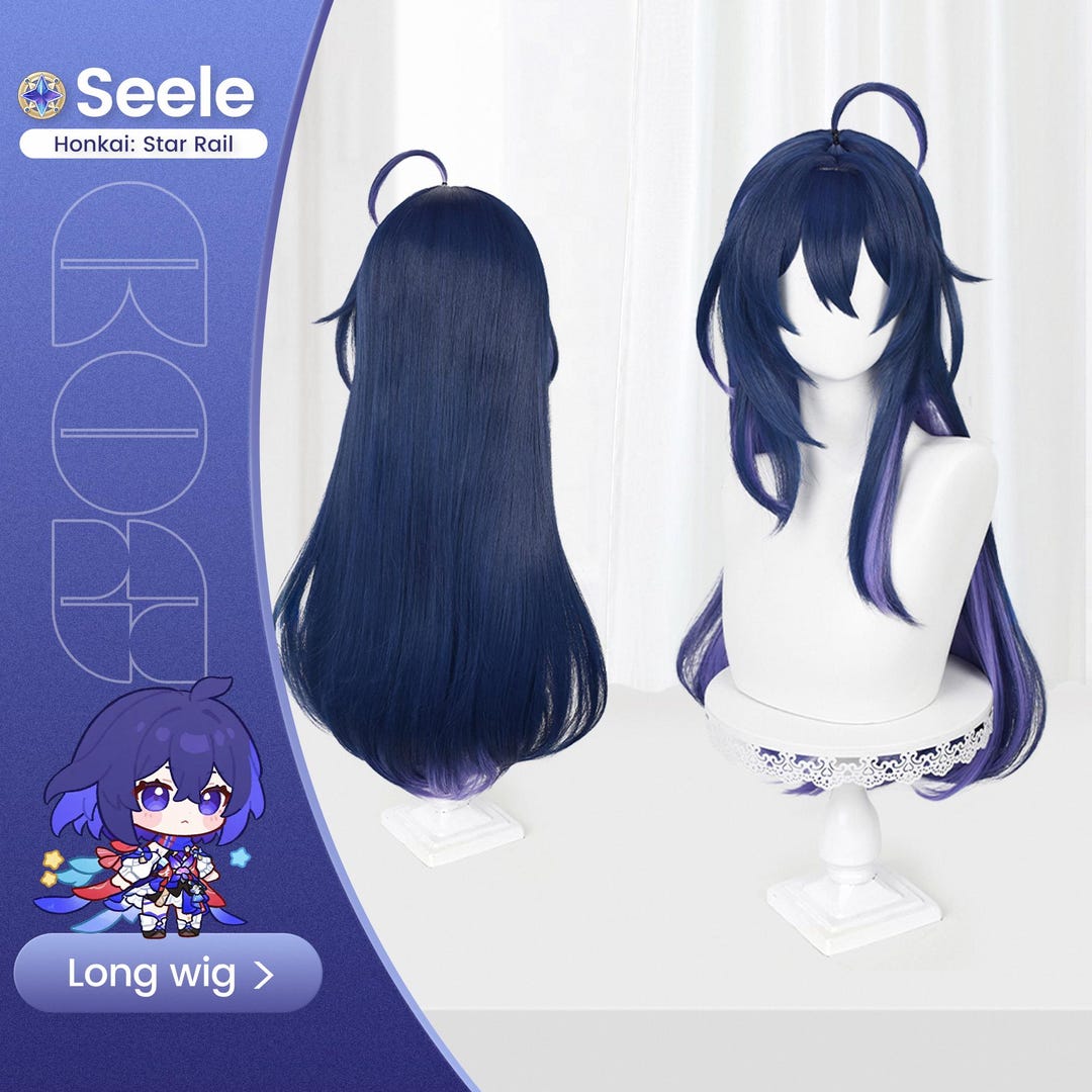 Honkai Star Rail Seele Handmade Cosplay Wig Hair Seele Wig Halloween Christmas Gift for Girl ...