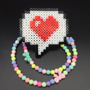 Customizable Rave Kandi Necklace-disco Glitter Pacifier-light up Soft ...