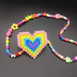Customizable Rave Kandi Necklace-disco Glitter Pacifier-light up Soft ...