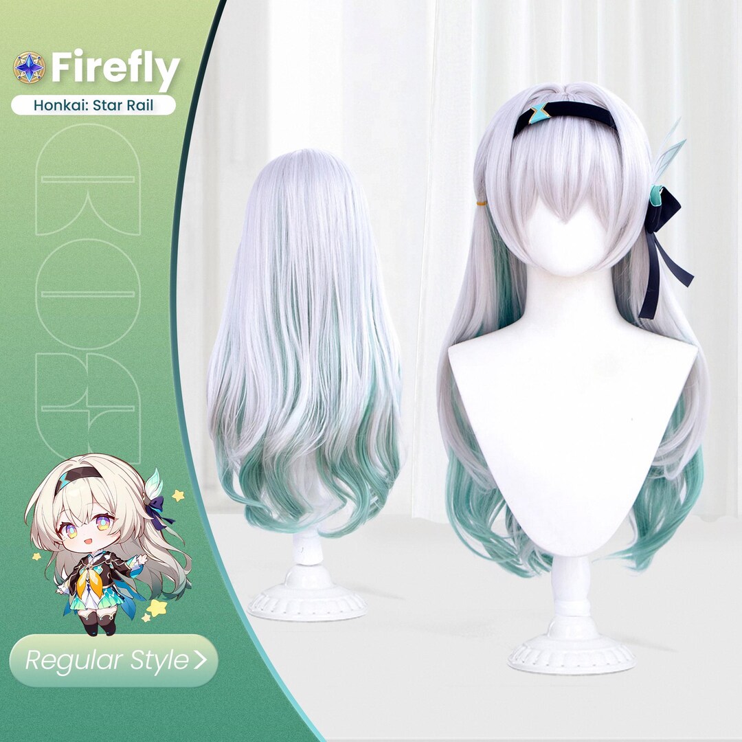 Honkai Star Rail Firefly Handmade Cosplay Wig Hair | Firefly Wig ...
