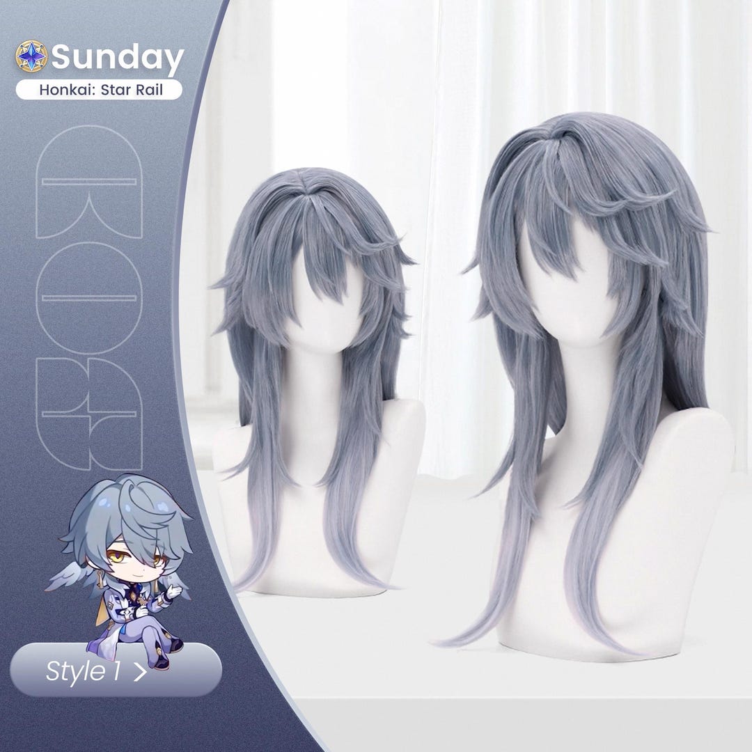Honkai Star Rail Sunday Handmade Cosplay Wig Hair | Sunday Wig ...