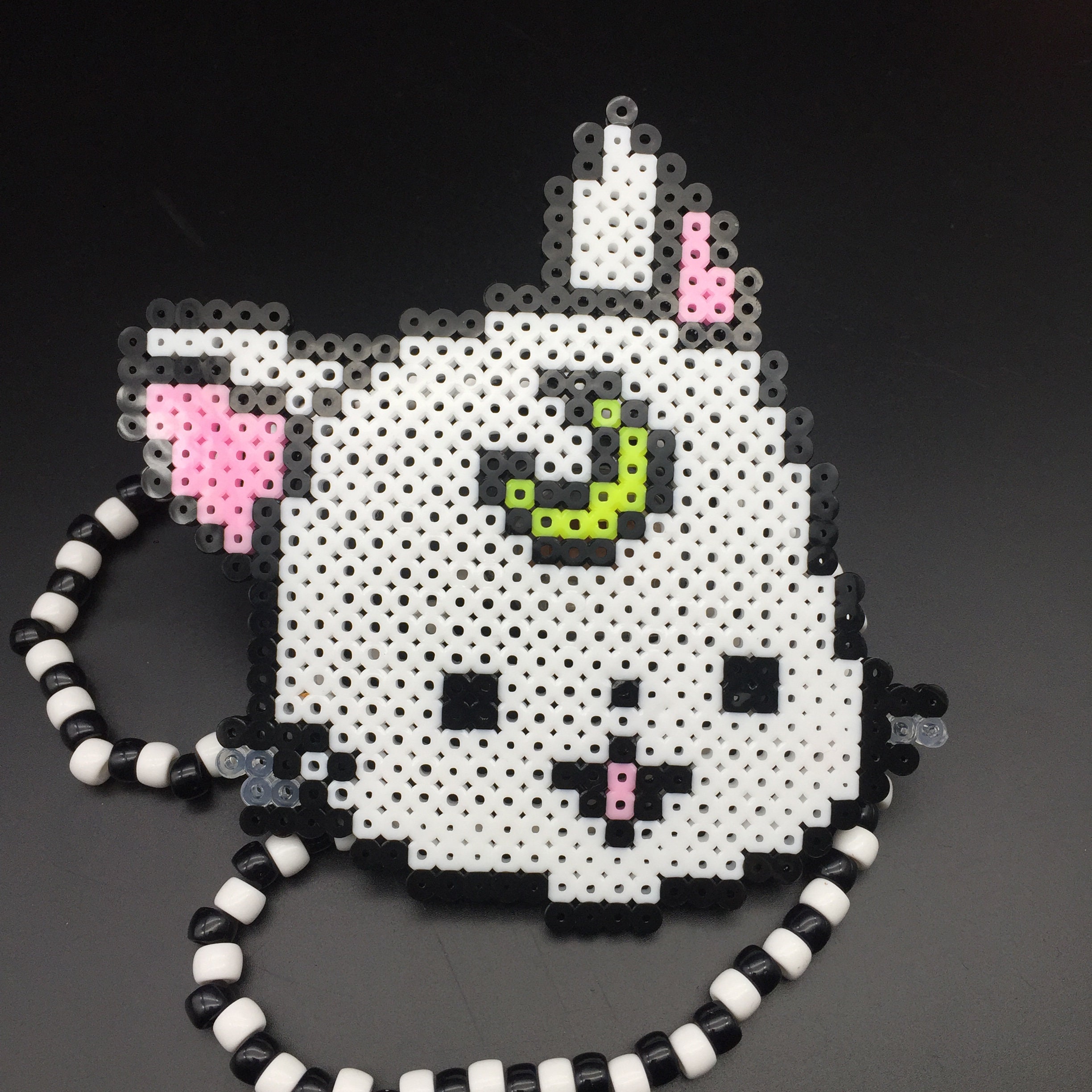 Customizable Rave Kandi Necklace-disco Glitter Pacifier-light - Etsy