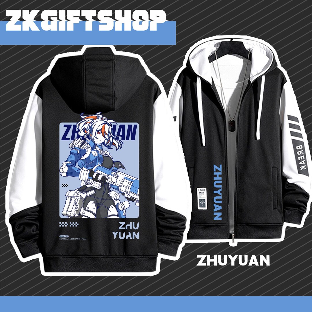 Zenless Zone Zero Zhu Yuan Hand Drawn Hoodie - Game Peripheral ...