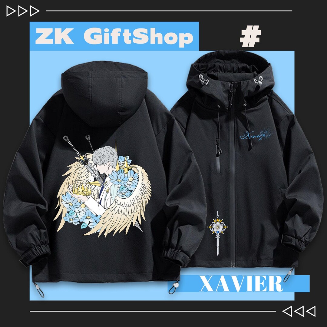 Anime Xavier Windbreaker - Limited Edition Unisex Jacket for Casual ...
